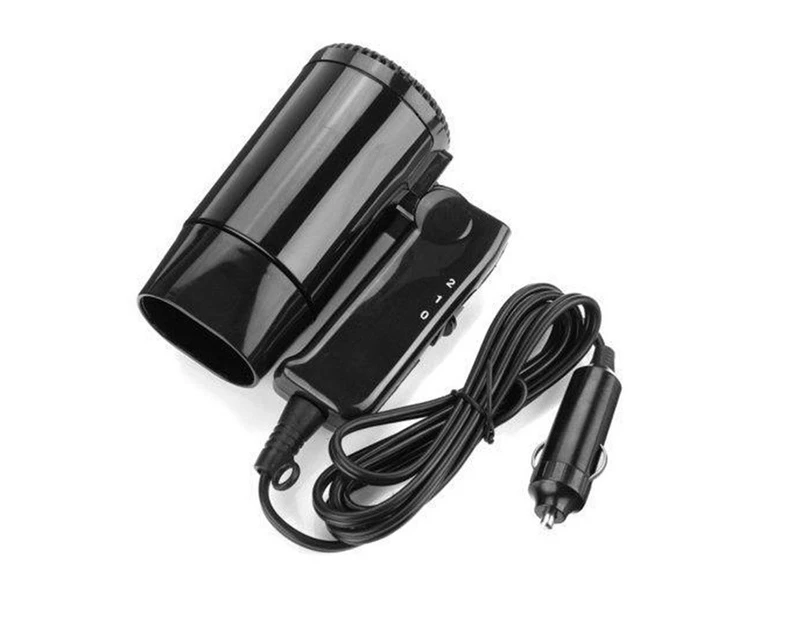 Фен Автомобильный: 12В, 210Вт, Складной Дизайн 12x6x5см Для Быстрой Сушки - Портативный Дэфростер С 2 Скоростями Для Путешествий И Кемпинга