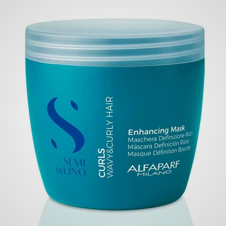 Маска для кудрявых и вьющихся волос 500 мл Alfaparf Semi Di Lino Curls Enhancing Mask Маска 500 мл
