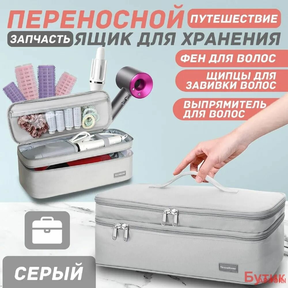 Косметичка Дорожная сумка чехол для стайлера/фена Dyson/Чехол для фена