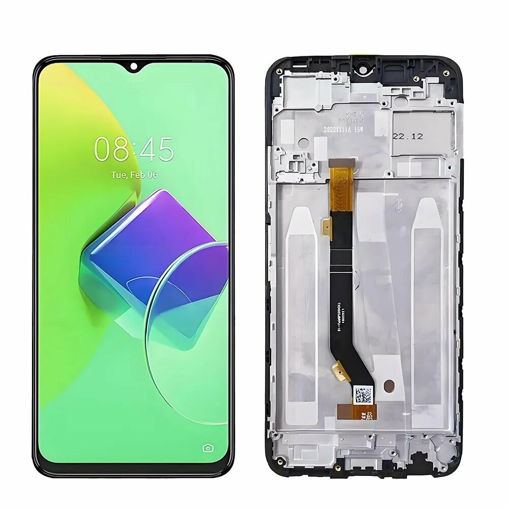 Дисплей(экран) для Tecno Spark 9 Pro KH7(текно спарк 9 про) в сборе с тачскрином рамкой