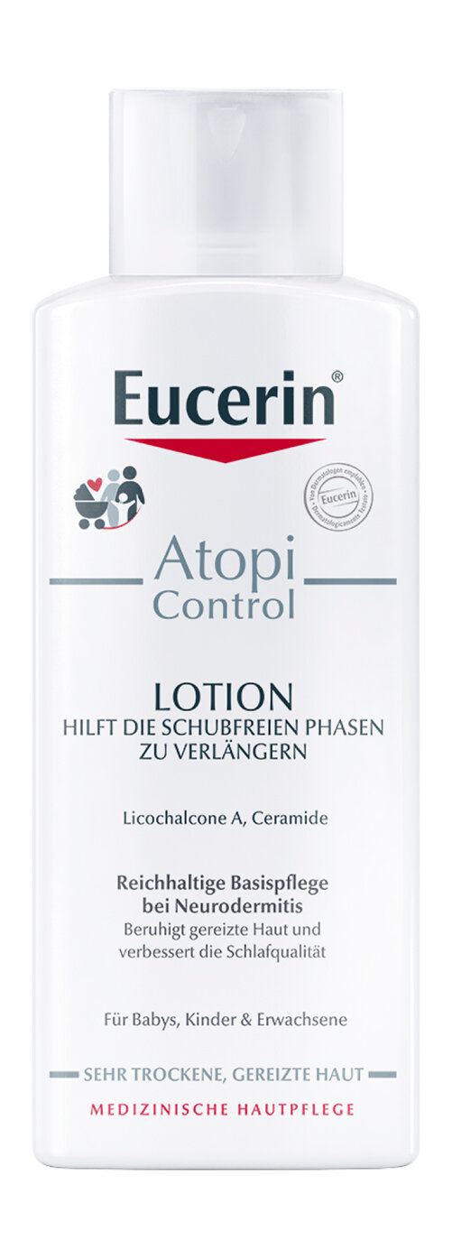 EUCERIN Увлажняющий лосьон Atopi Control для для восстановления кожи тела, 250 мл