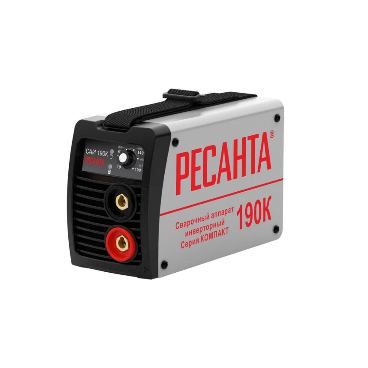 Сварочный аппарат РЕСАНТА САИ190К, серый/черный мощность 6,5кВт, электроды 1,6-5 мм