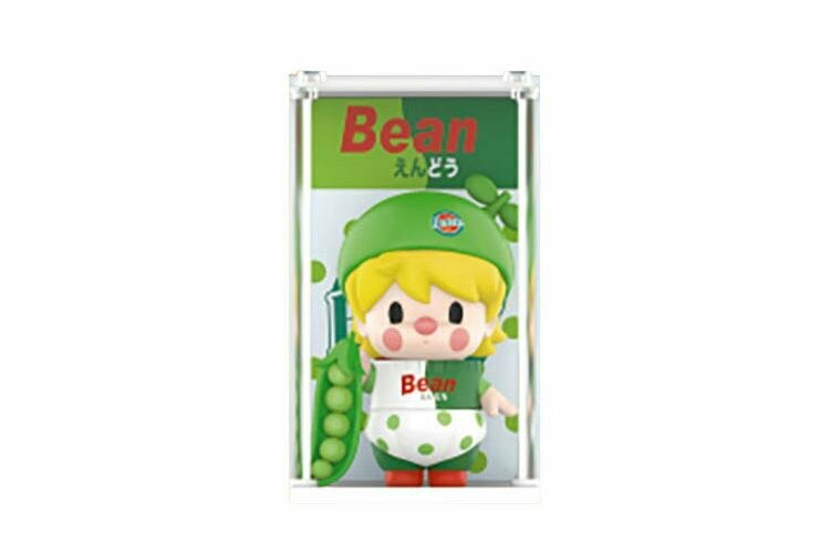 POP MART Little Sweet Bean Grocery Series 2 Mystery Box, Confirmed-Pea Crisp (Open), assorted