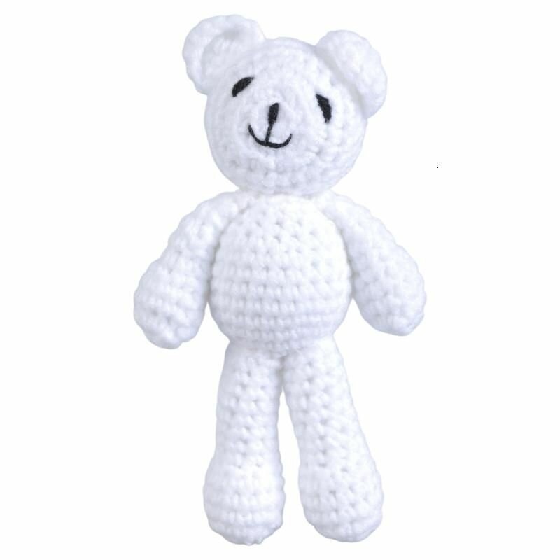 Вязанная крючком игрушка-животное, Белый