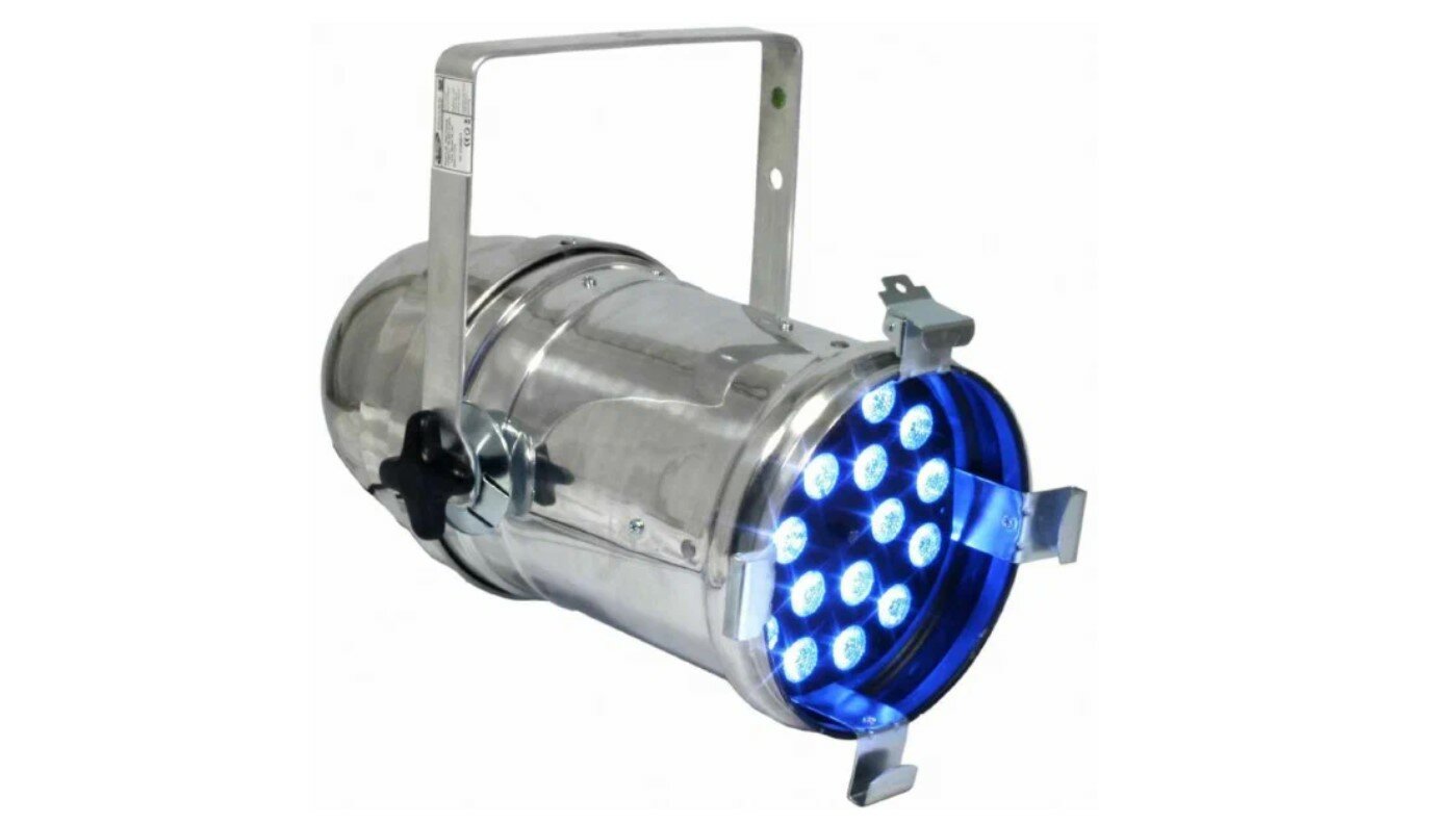 Светодиодный прожектор Elation ELED TRI 64 Polished PAR 18x3 Вт RGB с DMX-управлением