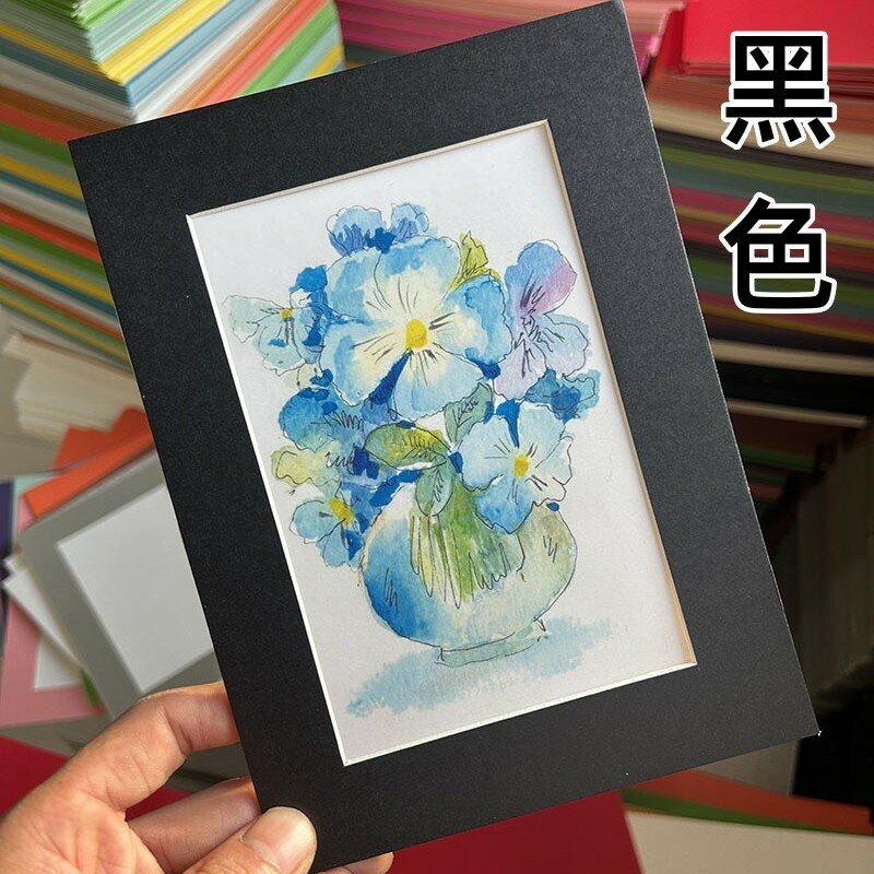 Горячая распродажа10 прямоугольных простых картонных рамок для картин формата A3/A4 для детских рисунков, толщиной 8 дюймов/4 дюйма.