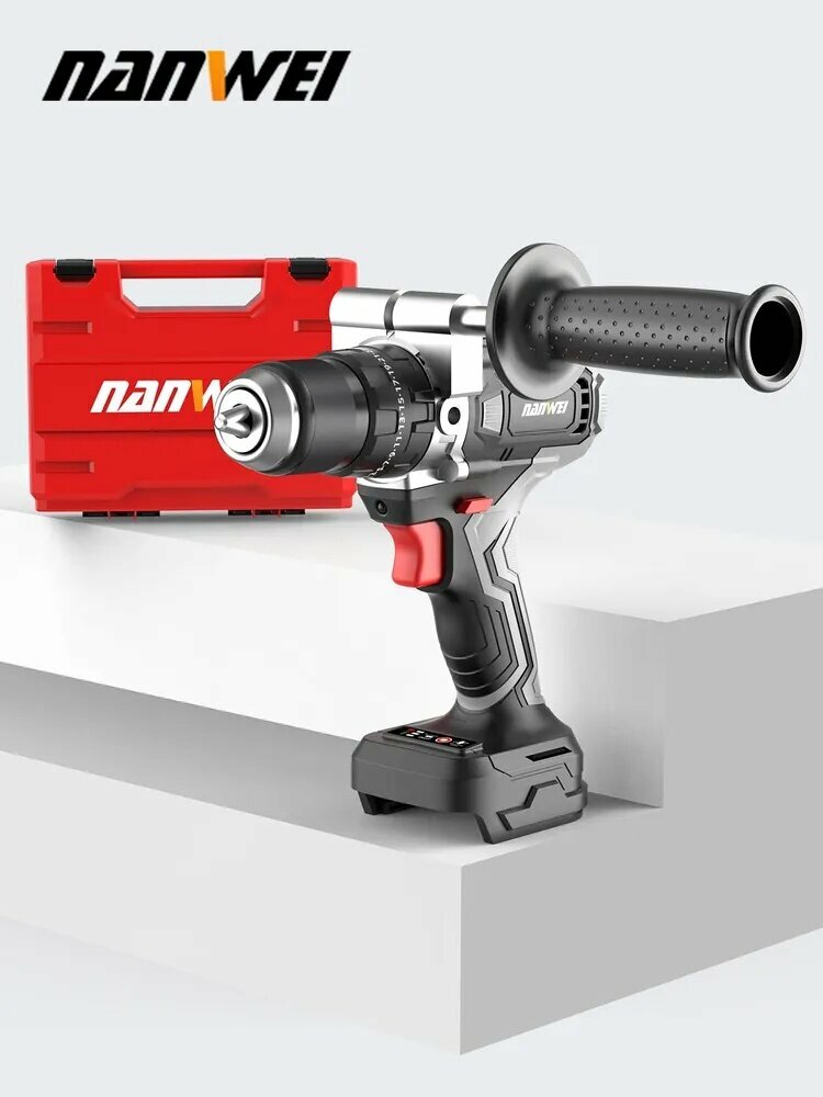 NANWEI Дрель-шуруповерт, 20 В, 120 Нм, 0 АКБ
