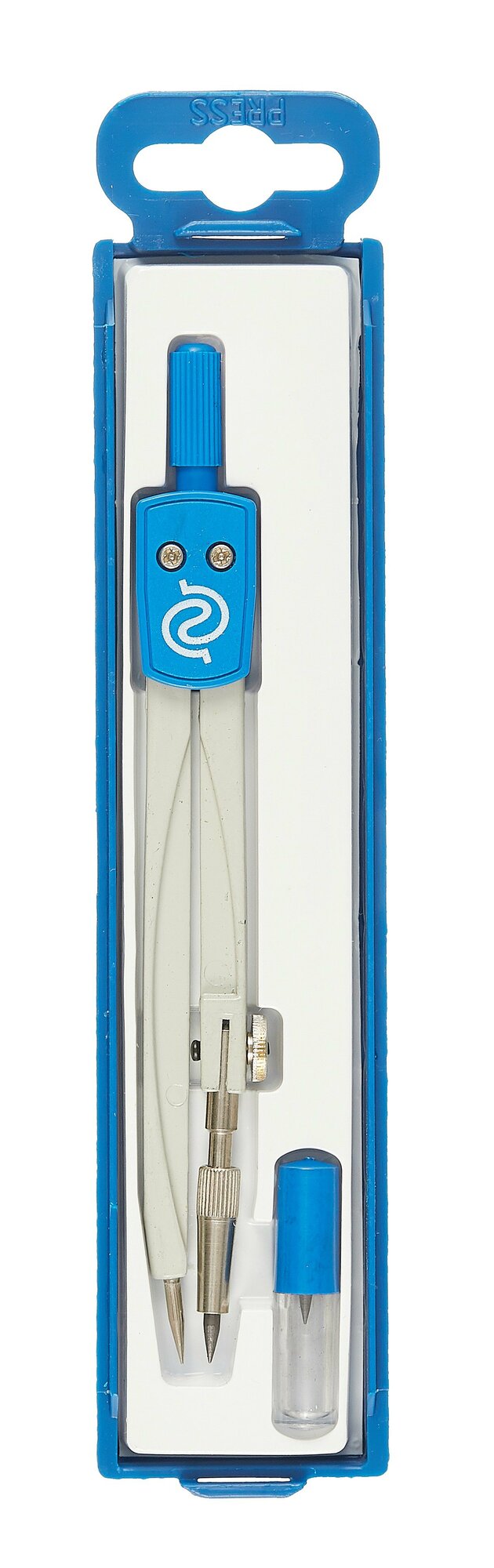 Циркуль школьный 125мм "Школа" с запасн. грифелем, футляр