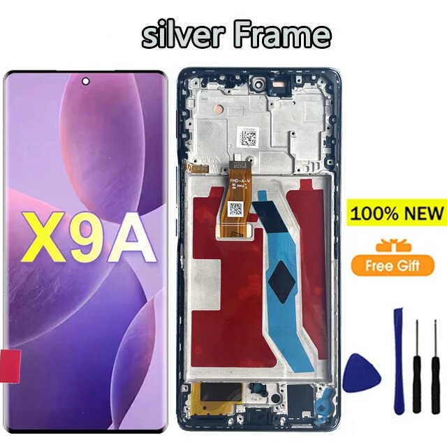 6,67 "OEM AMOLED дисплей для Huawei Honor X9a ЖК-дисплей с цифровым преобразователем сенсорного экрана в сборе для Honor X9a Замена ЖК-дисплея