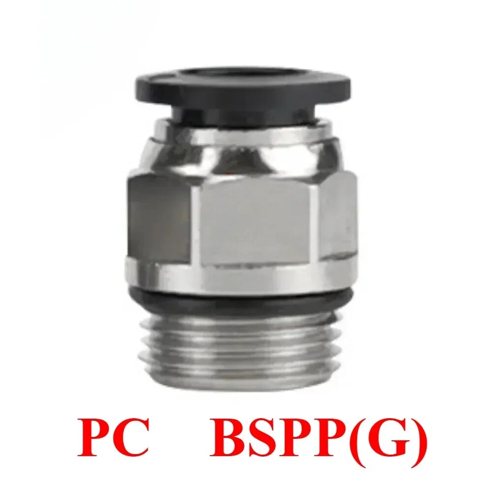 Пневматический фитинг PC BSPP Black 10-G02