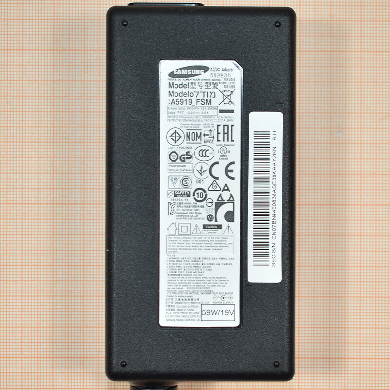 Блок питания 19V, 3.17A Samsung A5919_FSM (BN44-00838A) Оригинал