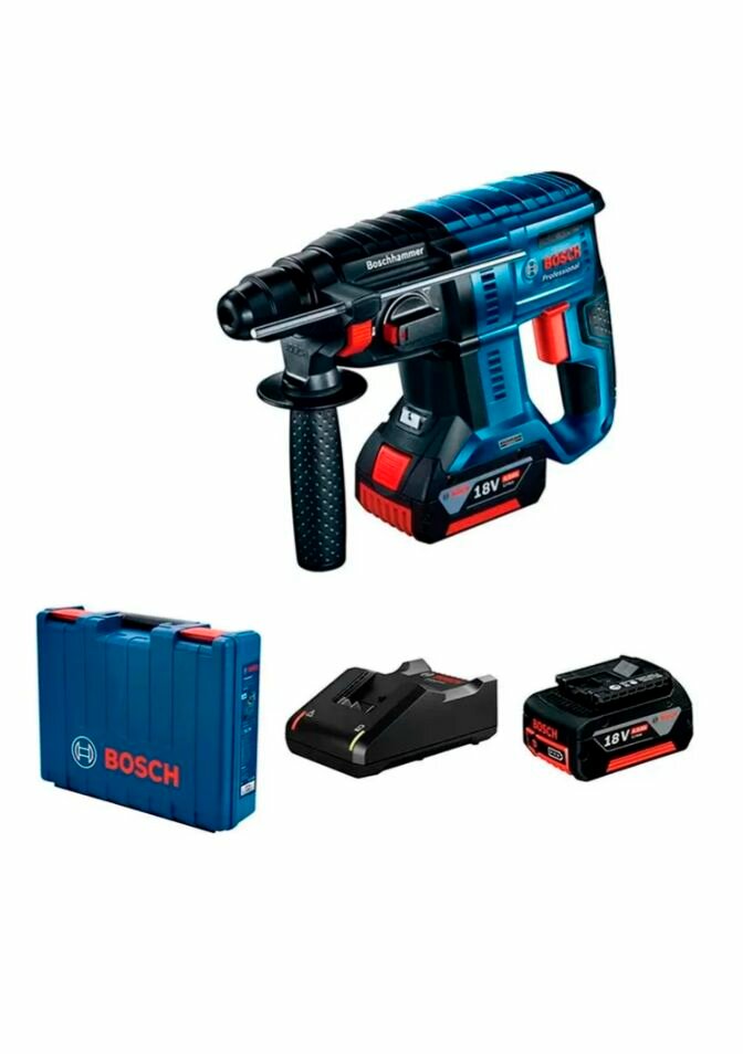 Перфоратор аккумуляторный Bosh GBH 180-LI с аккумулятором и зарядным устройством