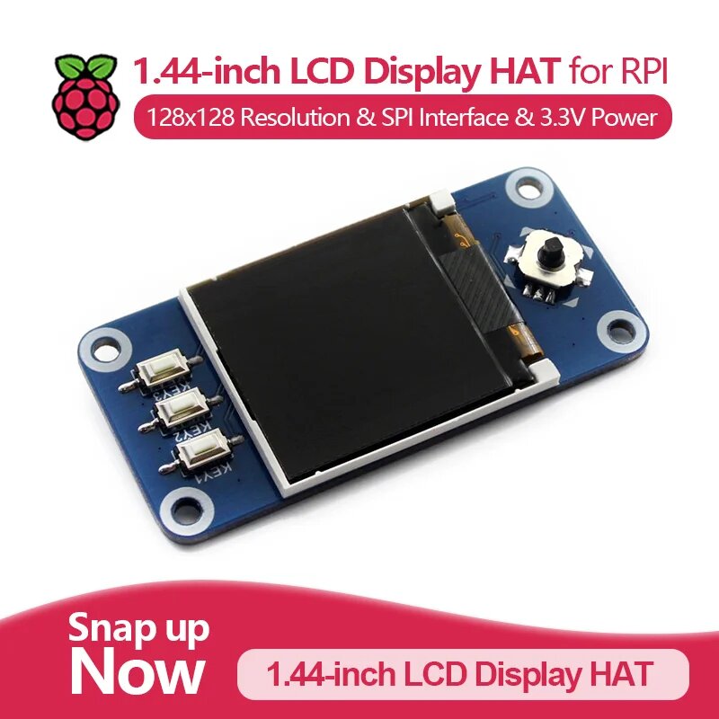 Cbhioarpd 1,44-дюймовый ЖК-дисплей для Raspberry Pi