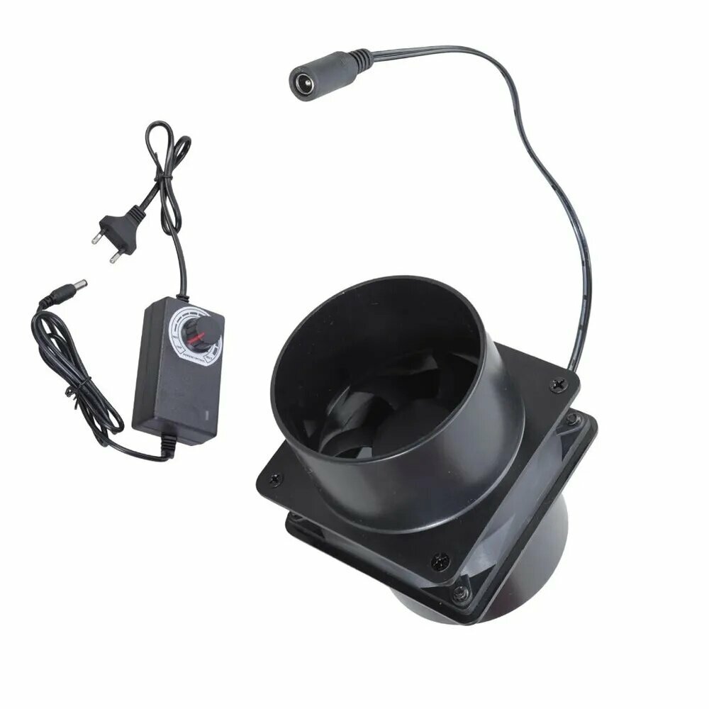 Вытяжной вентилятор 80 мм 12 В с регулятором скорости