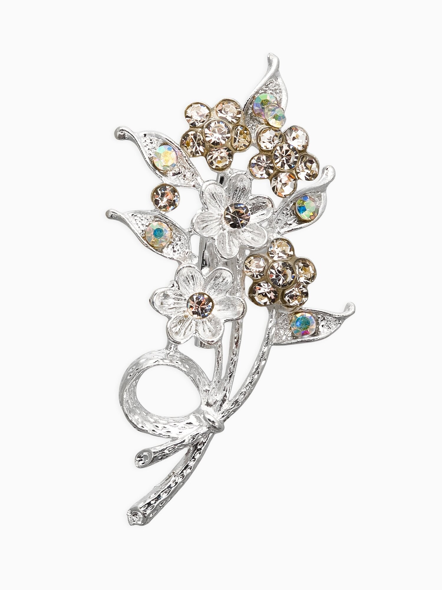 Брошь, стразы