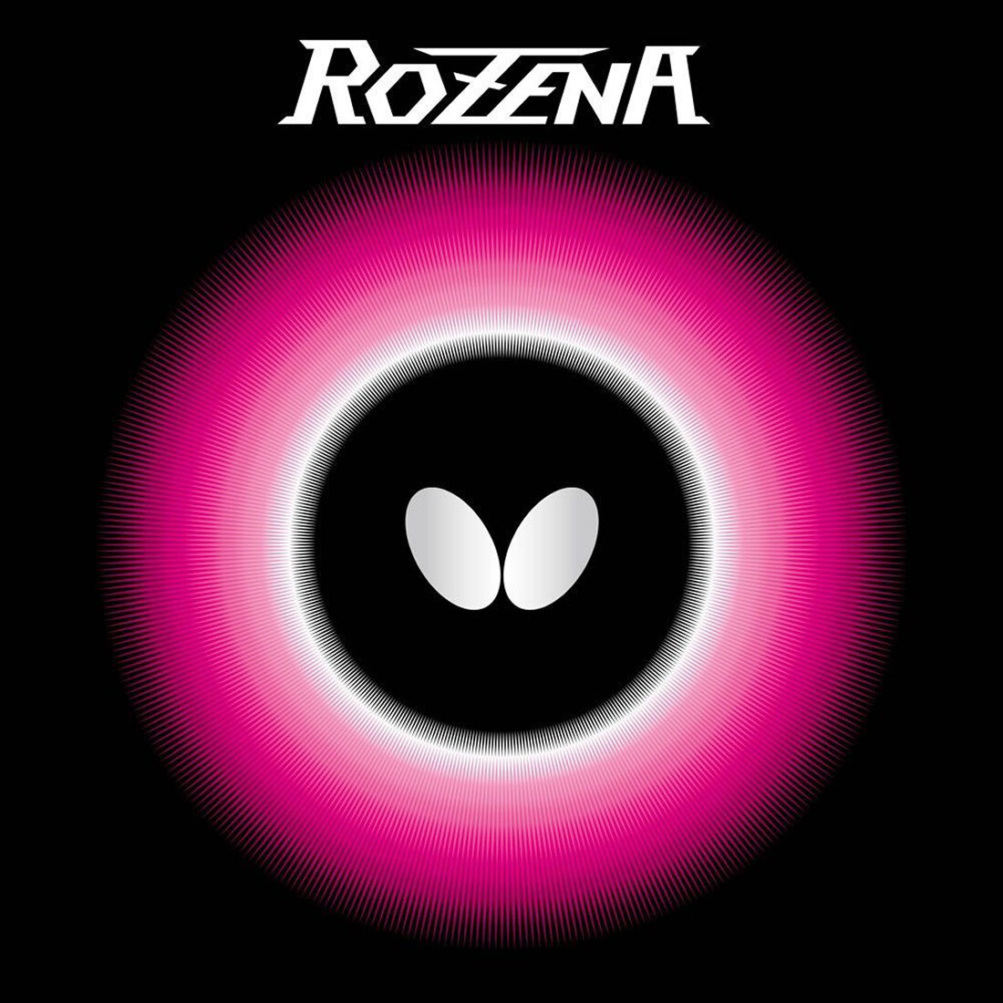 Накладка для настольного тенниса Butterfly Rozena, Black, 1.9