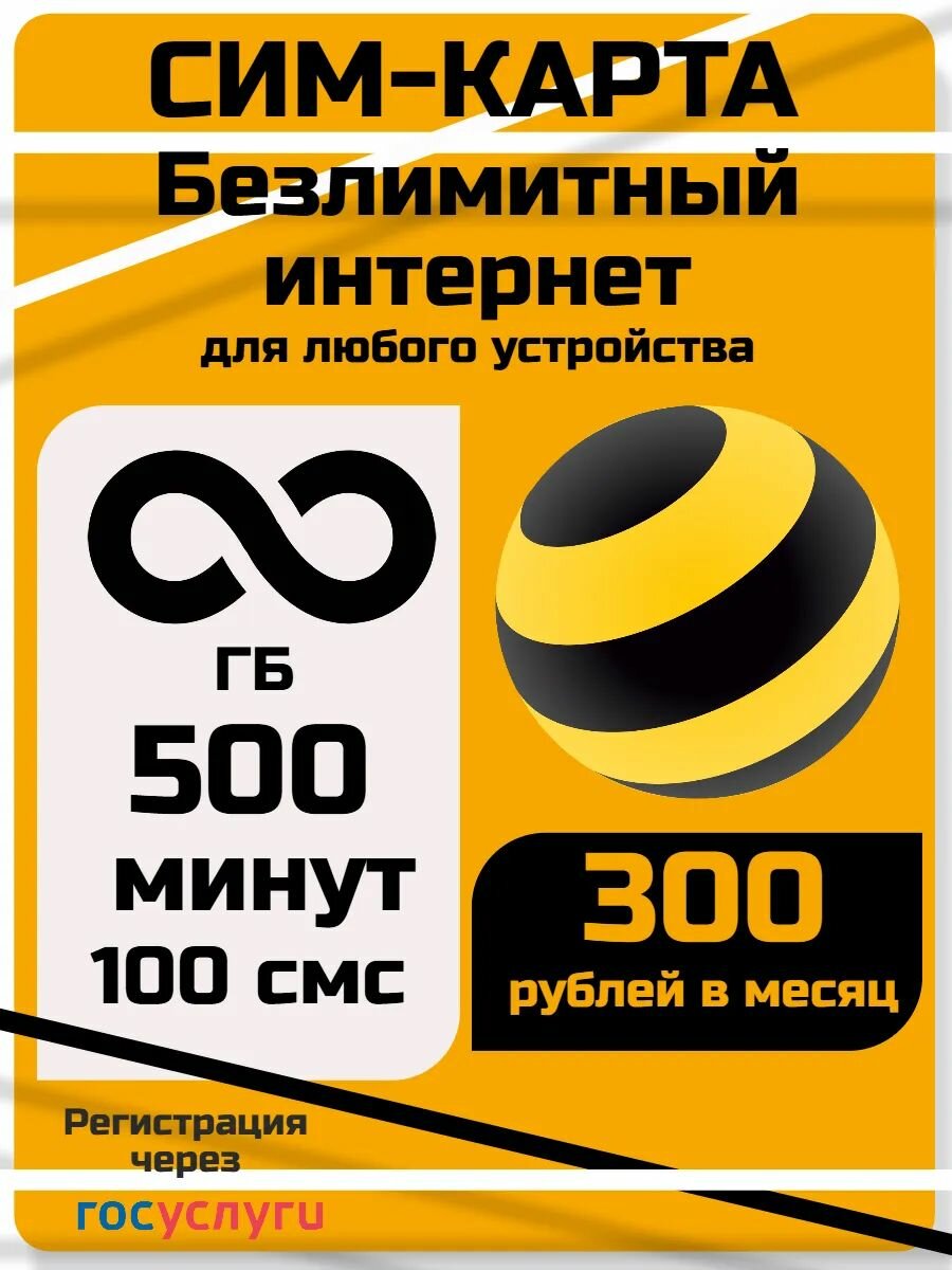 Безлимитный интернет1024 гб симкарта 500 мин 100 смс300 руб все регионы раздача в роутере