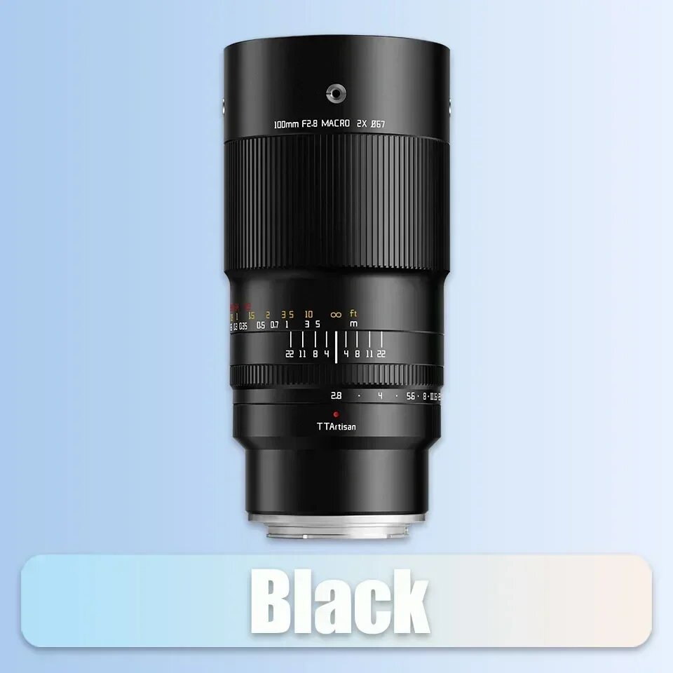 TTArtisan 100 мм F2.8 Macro 2X Объектив для фотосъемки насекомых Канон РФ