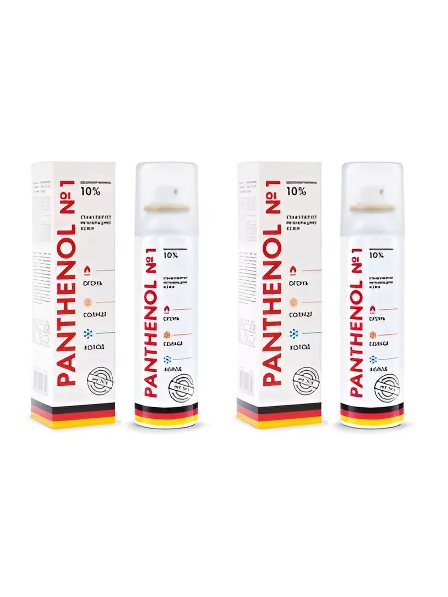 Пантенол 10% 2 шт