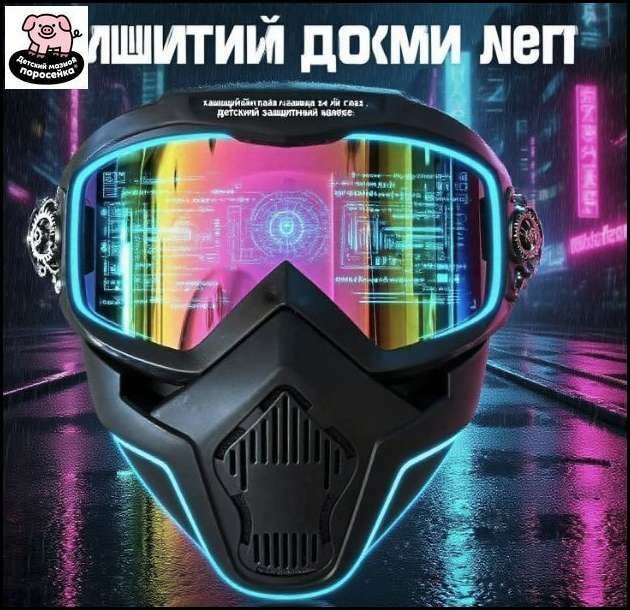 Защитная маска Nerf со съемными панелями, регулируемый шлем для страйкбола, защита глаз, детское лицо, съемная конструкция11