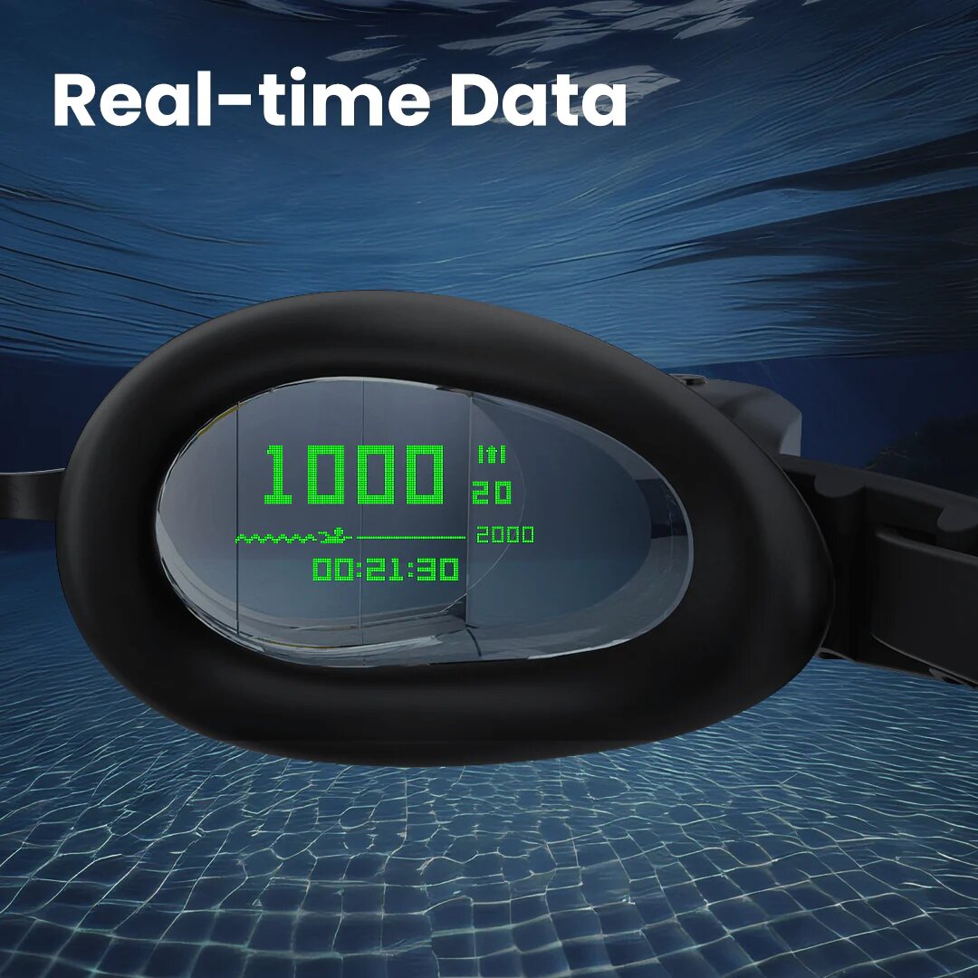 Holoswim AR Smart Swim Goggles 2 Pro — смарт очки для плавания с дополненной реальностью (AR), версия 2 Pro
