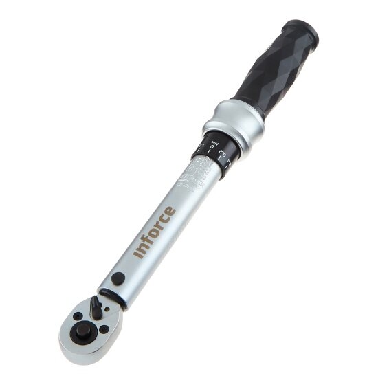 Inforce Динамометрический ключ 1/4" 5-25 Нм , Длина 315мм, Сталь Cr-V, Профессиональный 06-05-108