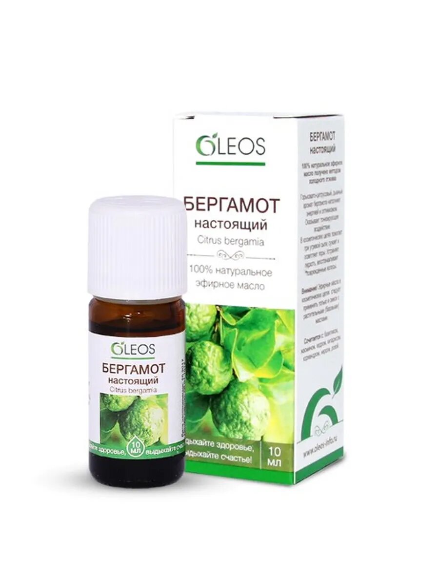 Oleos масло эфирное бергамот настоящий 10 мл
