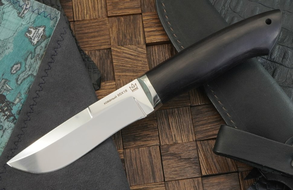 Мастерская Самойлова нож Глухарь, сталь 95х18, рукоять граб