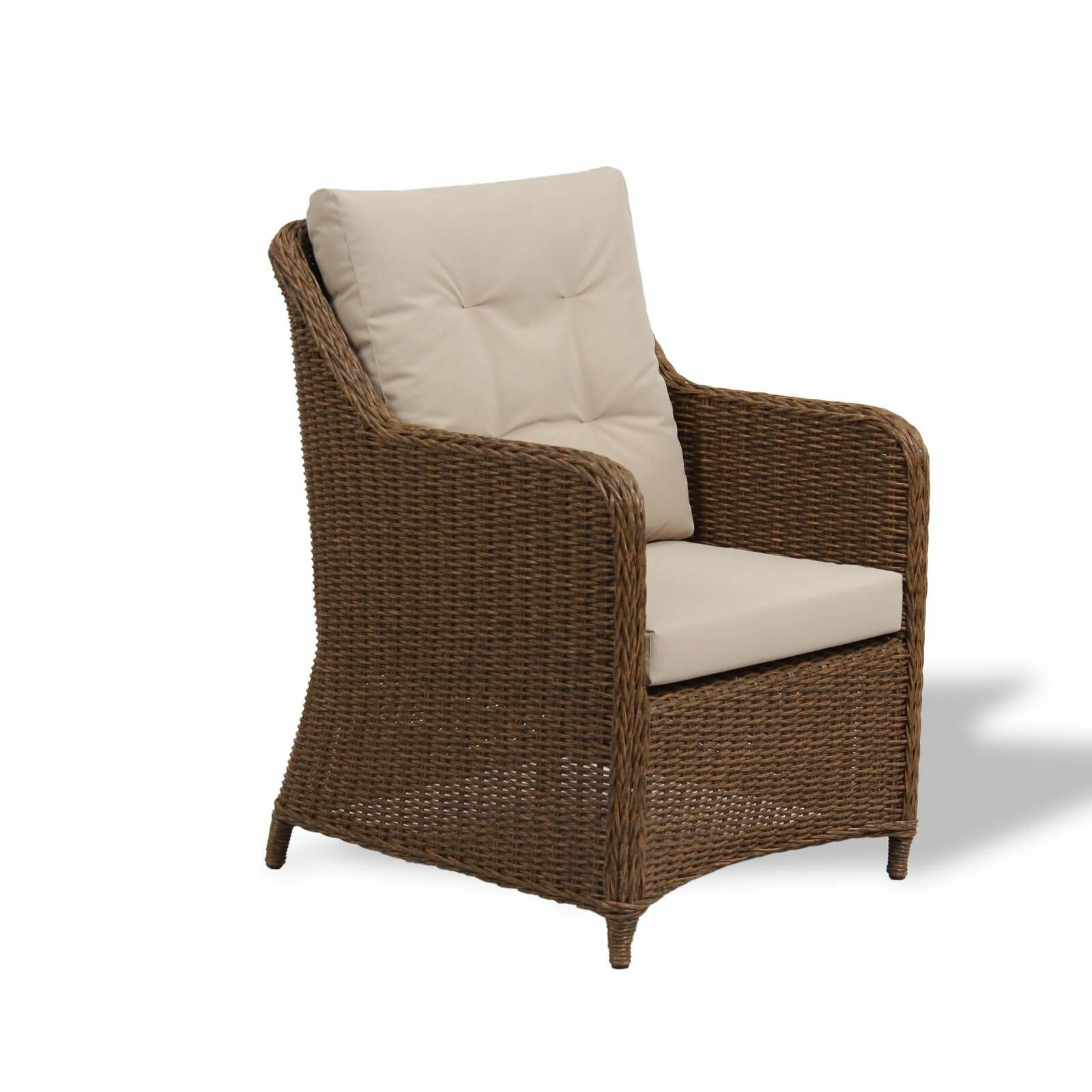 Кресло Палермо из искусственного ротанга от Malacca размер 680х750х980 мм