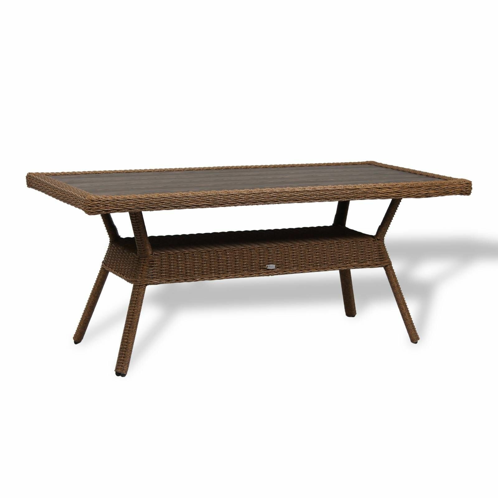 Стол обеденный Палермо из искусственного ротанга от Malacca размер 1800х870х760 мм