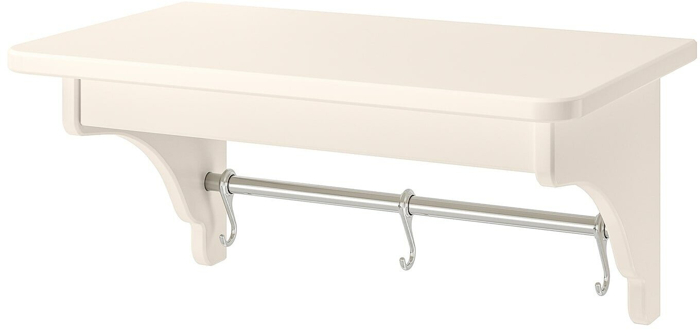 Полка навесная, белый с оттенком, 50 см IKEA TORNVIKEN торнвикен