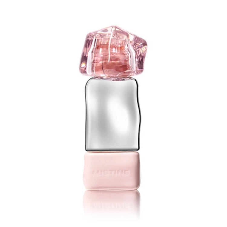 Блеск для губ женский Mistine Pink Silver Limited, тайский стиль, аромат молочного кофе, пухлый бархатный крем