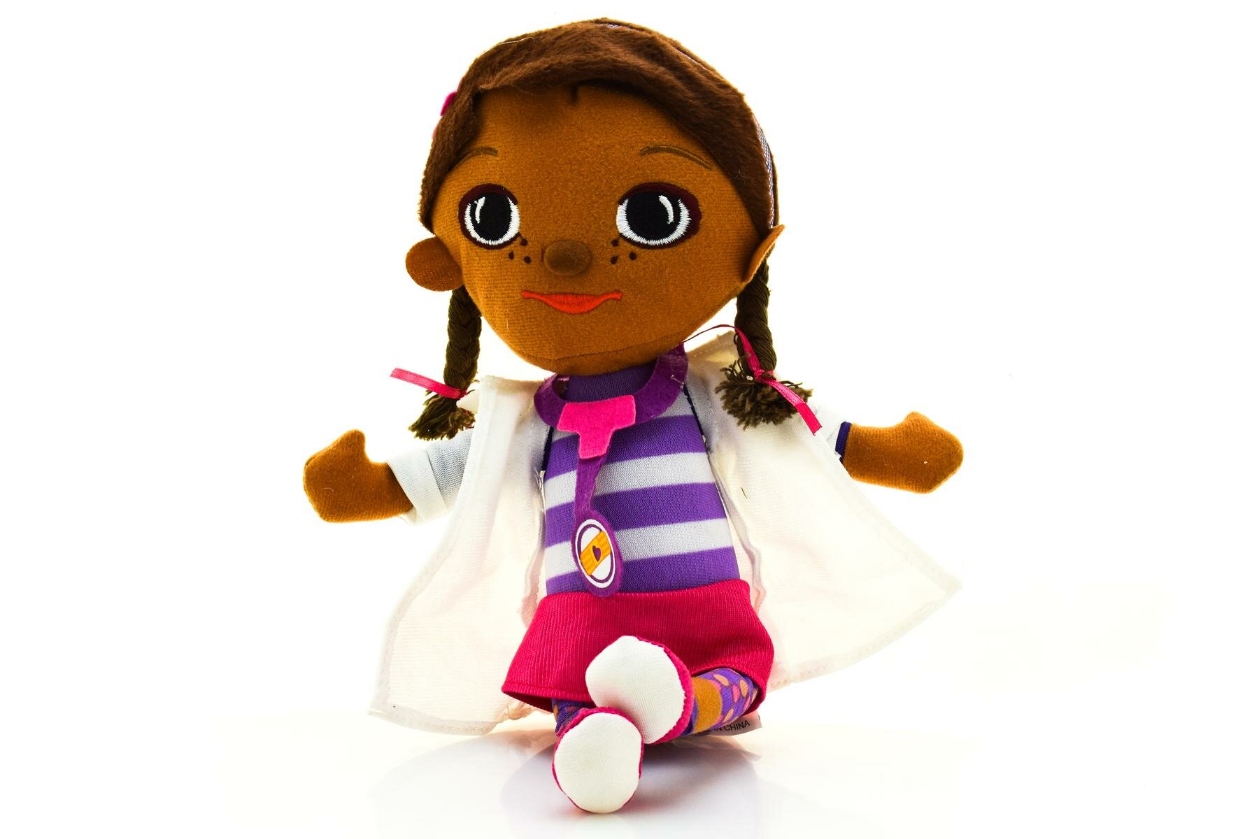 Мягкая игрушка "Доктор" 30см, текстиль, яркие цвета, для игр и развития