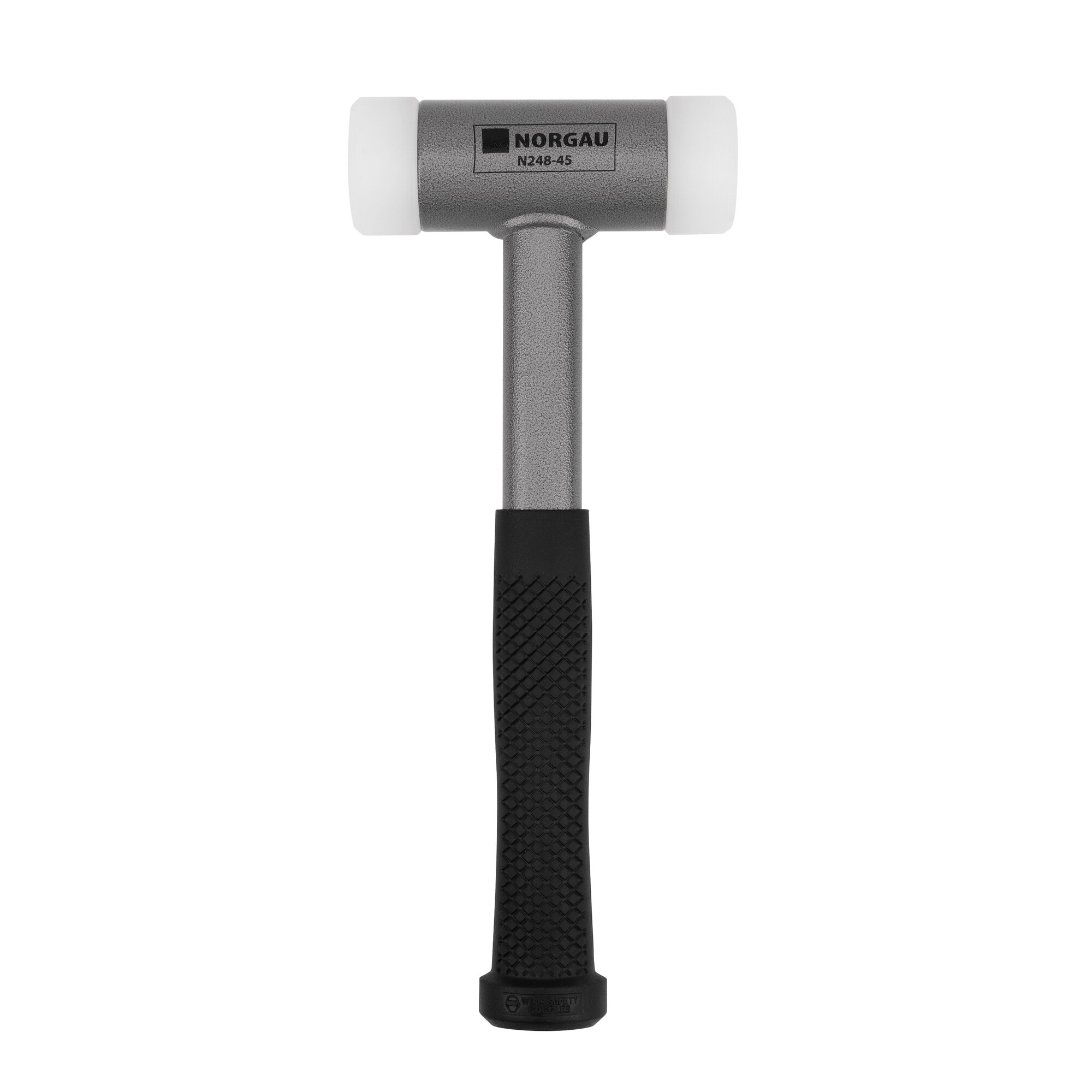 NORGAU Молоток без отдачи со сменными бойками D-45 мм, тип N248-45, 075131045