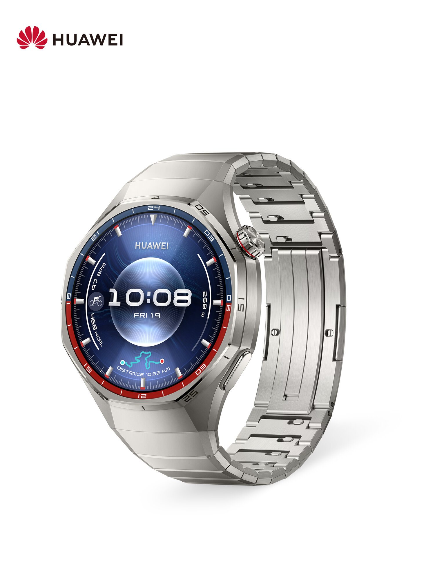 Смарт часы HUAWEI WATCH GT 6 Pro , Титановый , 46 мм , сапфировое стекло