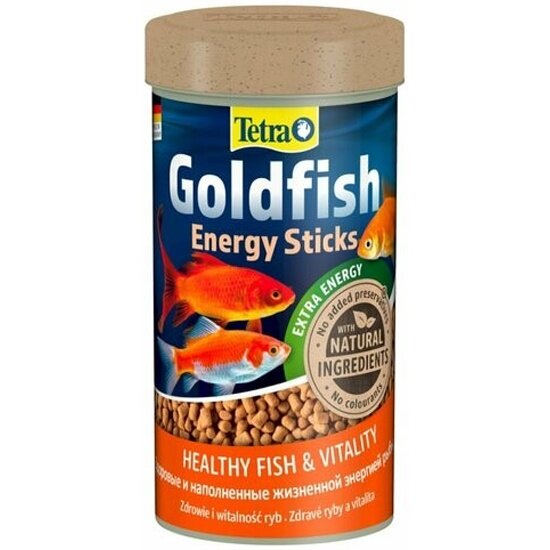Палочки для всех холодноводных и золотых рыбок Tetra Goldfish Energy Sticks 250 мл
