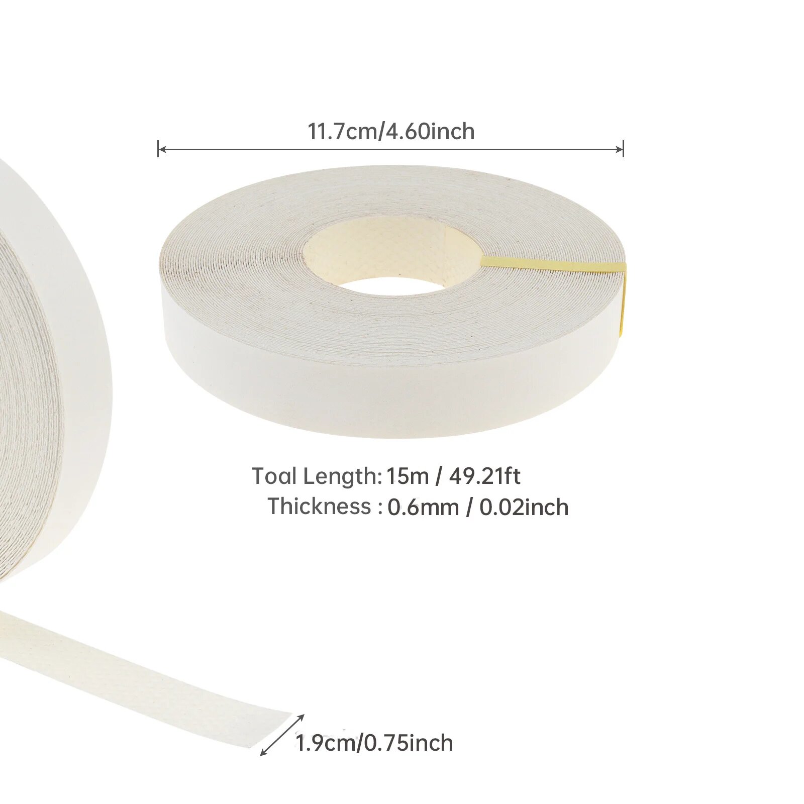 15 м клейкая лента с меламиновой кромкой, клейкая лента для мебельного шкафа, Белый, White
