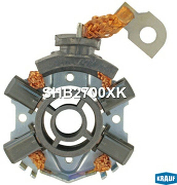 Щёткодержатель стартера KRAUF SHB2700XK Alfa Romeo 147, 156, Fiat Barchetta, Punto, Stilo, Fiesta, Ford Focus I, II, Fusion, Ka, Puma, Lancia Lybra, Opel Agila, Astra G, H, Corca B, C, Meriva, Signum