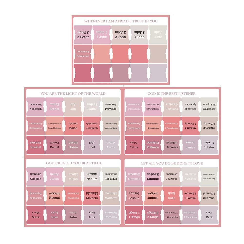 Закладки для Библии BaYuYPOO для женщин и мужчин, закладки для католической Библии, ламинированные закладки для изучения, нейтральный цвет, большой размер.