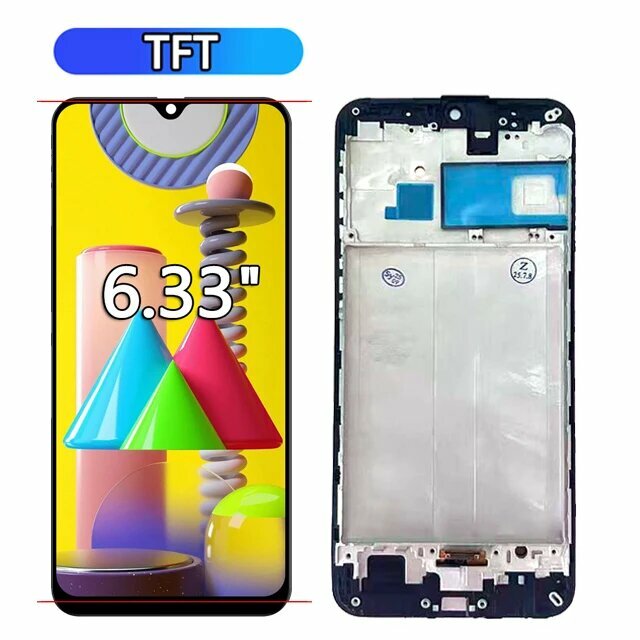 Super AMOLED для Samsung Galaxy M31 M21 ЖК-дисплей с сенсорным экраном Ditigizer для TFT With Frame