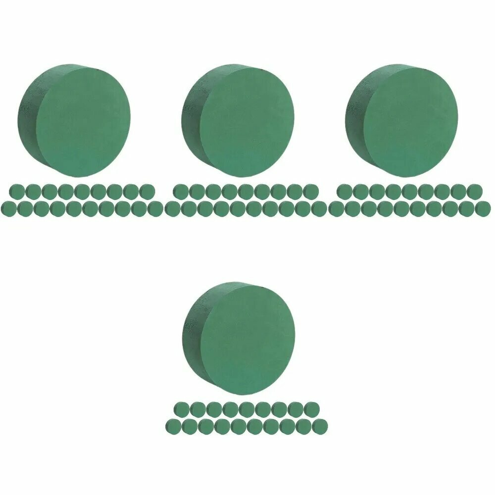 Зеленые цветочные брикеты из фенольной смолы для домашнего цветочного оформления, набор 80 шт