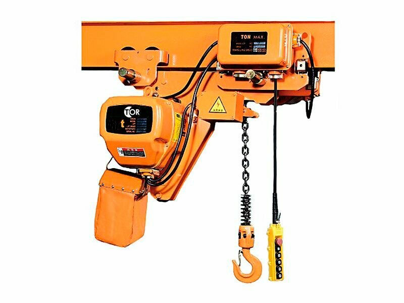 Тельфер с уменьшенной строительной высотой 2т 6м 380В цепной TOR HHBDSL-02