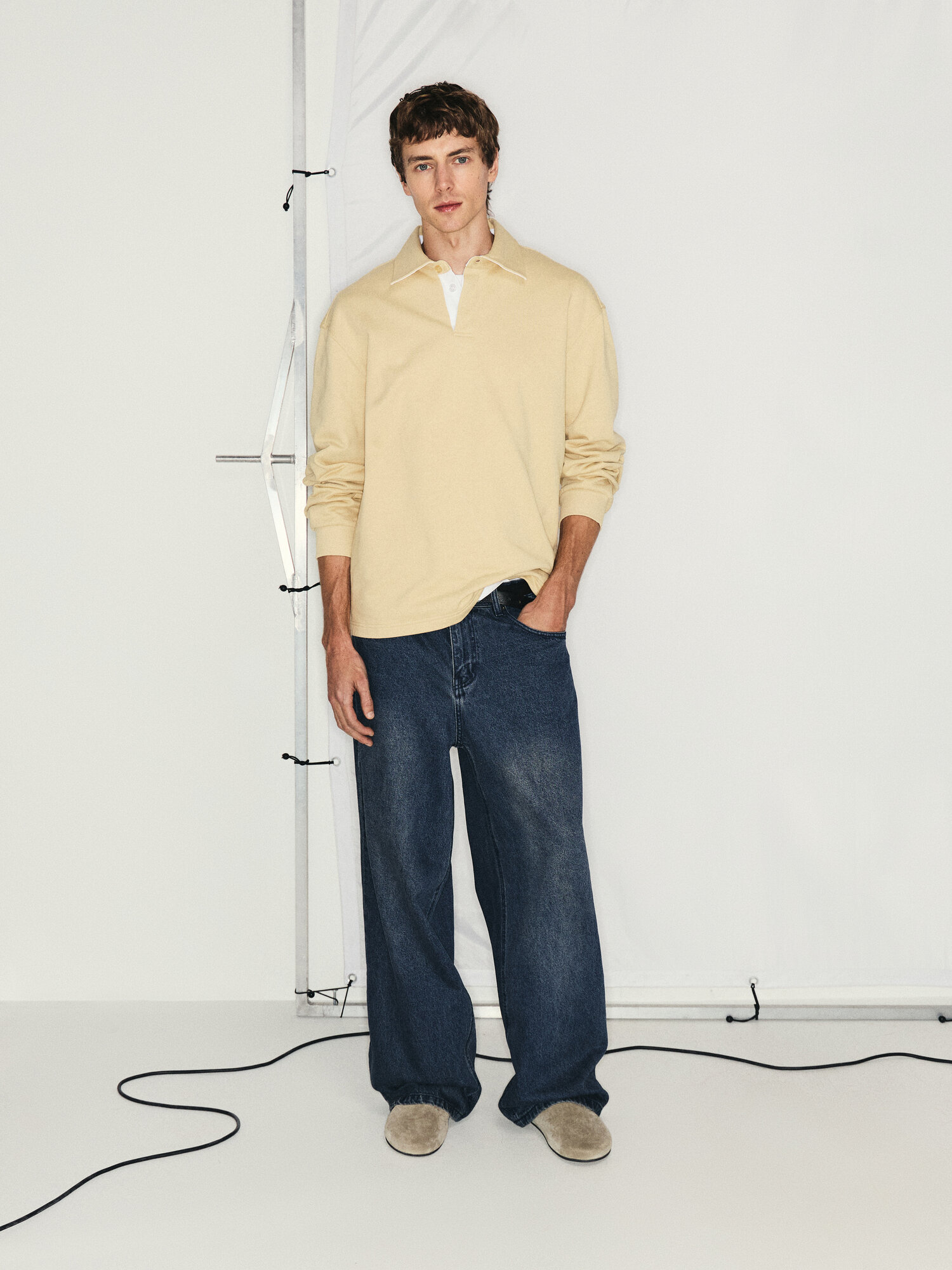 Джинсы широкие Man 