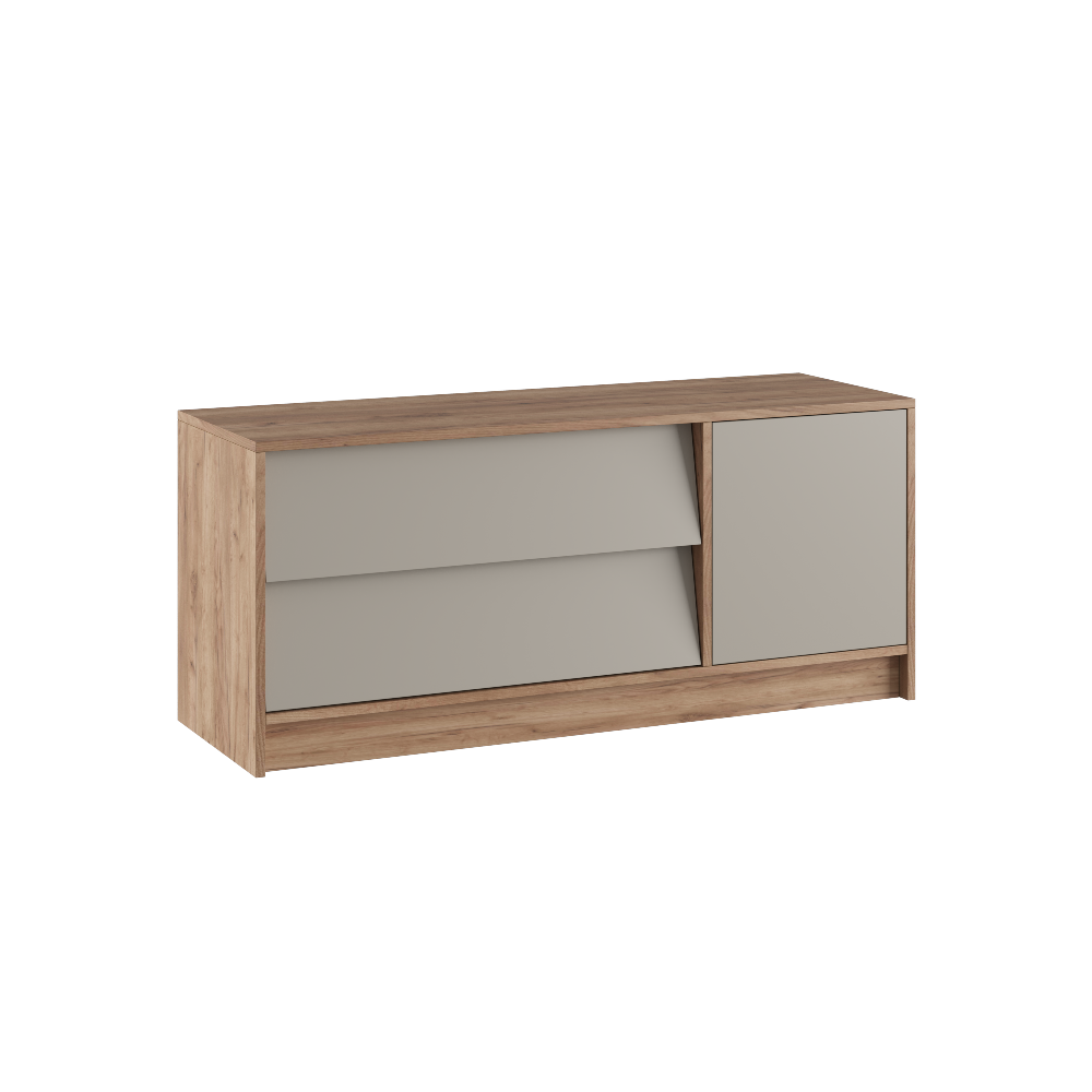 Тумба под ТВ "1 Ева" 120см, кашемир/табачный