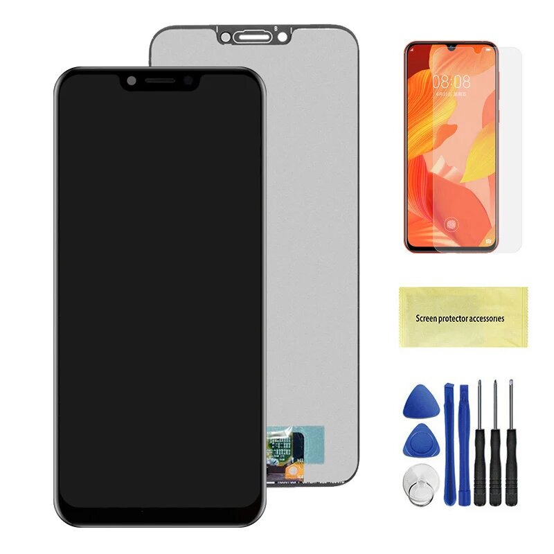 6,3" ЖК-дисплей для Honor Play COR-L29/AL00, черный, без рамки