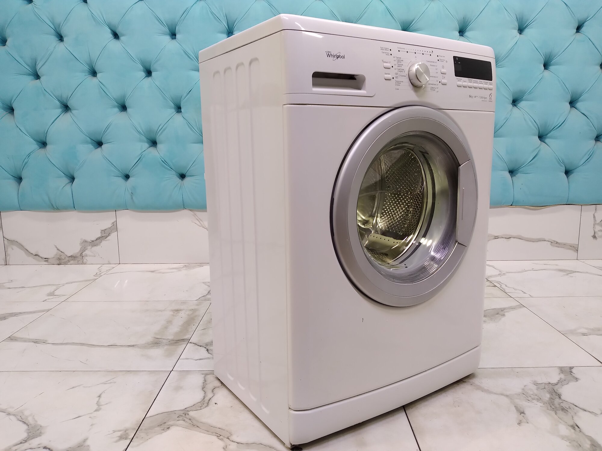 Стиральная машина Whirlpool AWSX63213, загрузка 6 кг, 1200 об/мин