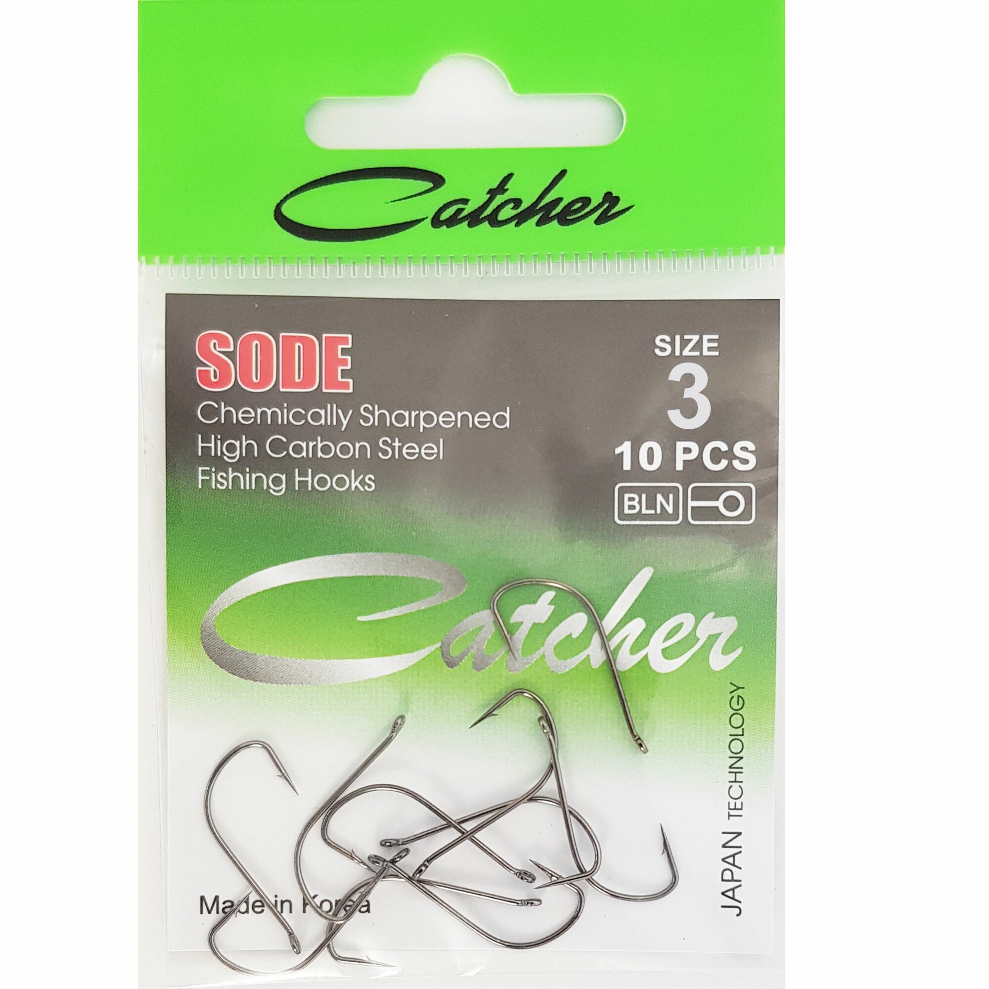 Крючок "Catcher" SODE #3 (1 пакетик)