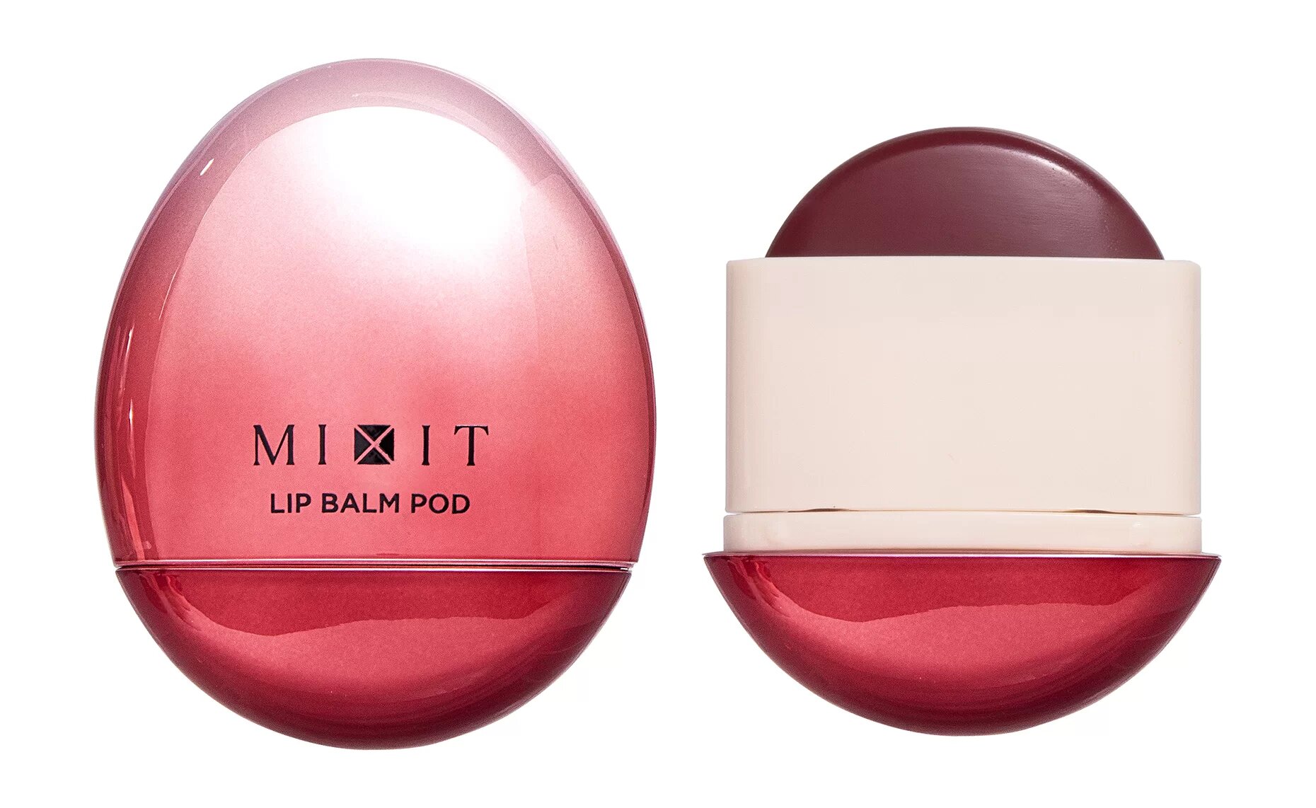 Бальзам для губ на цепочке MIXIT Make Up Secret Box Lip Balm Pod питательный, 4 г, 03 Cherry Dusk