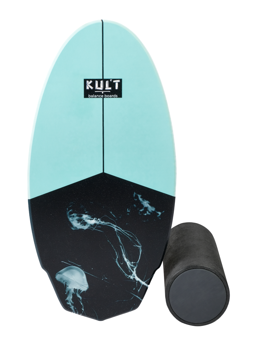 Баланс борд "Balansboard ru" медуза балансировочная доска с роликом 16 см balance board