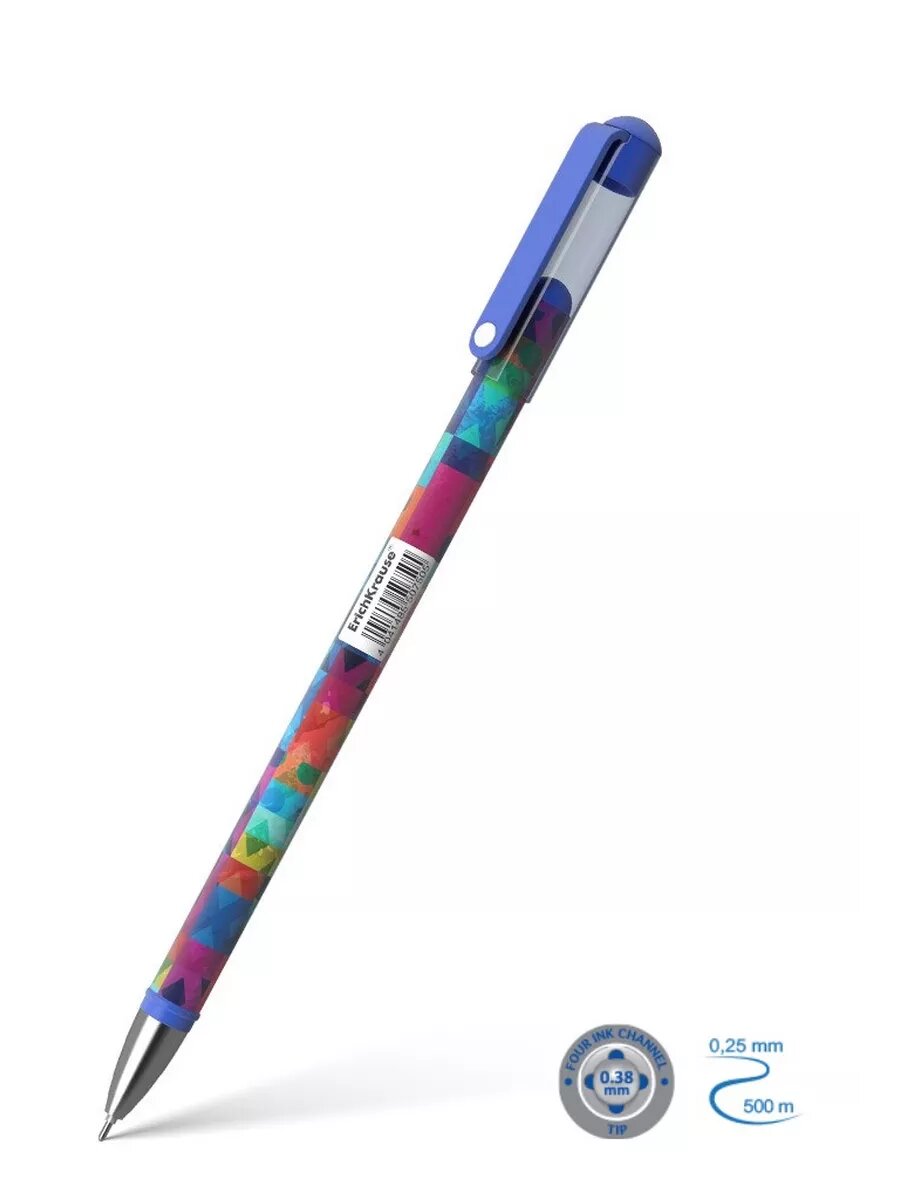 Ручка гелевая ColorTouch Patchworks, цвет чернил синий